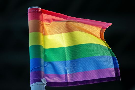 Corner Flag Detail During Efl Sky Editorial Stock Photo - Stock Image ...