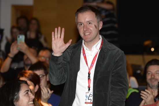 Irish Filmaker Colm Bairead Reacts After Editorial Stock Photo - Stock ...