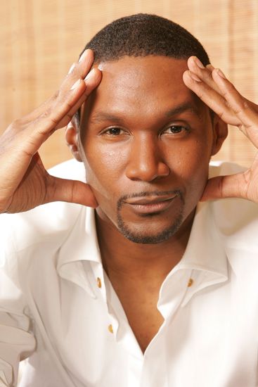 Exclusive French Singer Slai Pose Restaurant Editorial Stock Photo ...
