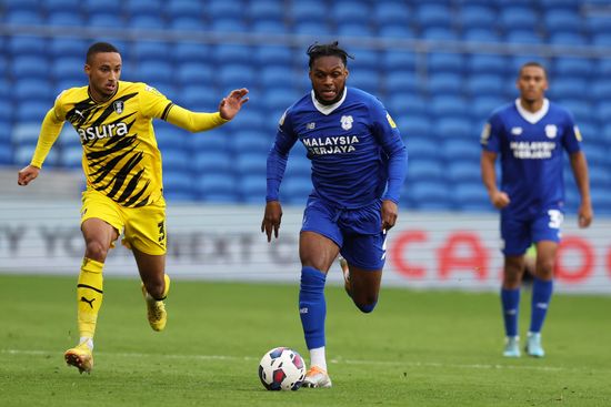 Mahlon Romeo Cardiff City Makes Break Editorial Stock Photo - Stock ...