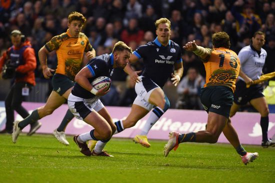 Ollie Smith Scotland Full Back Crosses Editorial Stock Photo - Stock ...