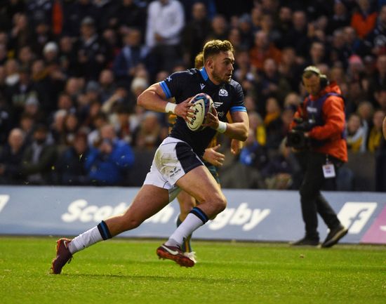 Ollie Smith Scotland Full Back Crosses Editorial Stock Photo - Stock ...