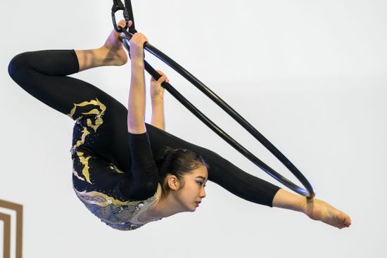 Sawa Konishi Japan Competes Aerial Hoop Editorial Stock Photo - Stock ...