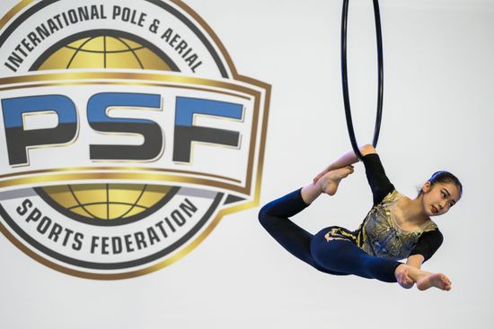 Sawa Konishi Japan Competes Aerial Hoop Editorial Stock Photo - Stock ...