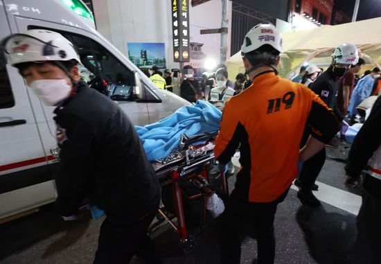Rescuers Move Victim After About 50 Editorial Stock Photo - Stock Image ...