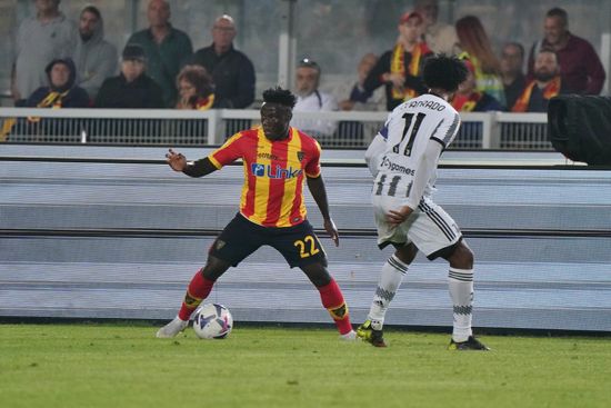 Lameck Banda Us Lecce Juan Cuadrado Editorial Stock Photo - Stock Image ...