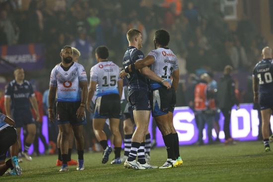 Taniela Sadrugu Fiji Logan Baylissbrow Scotland Editorial Stock Photo ...