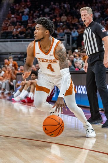 Dylan Disu 4 Texas Longhorns Action Editorial Stock Photo - Stock Image ...