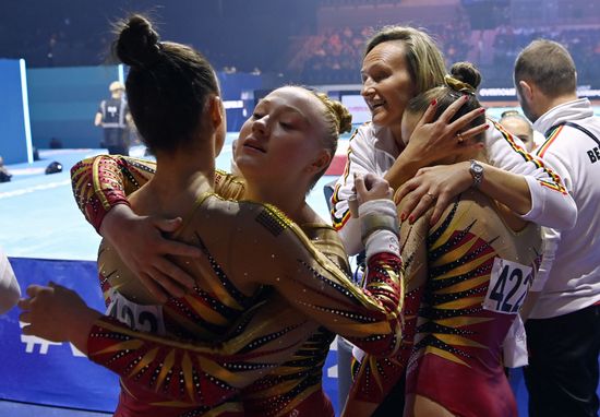 Belgian Gymnastic Coach Marjorie Heuls Belgian Editorial Stock Photo ...