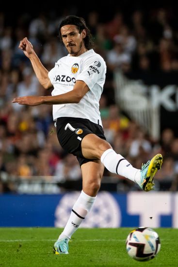 Edison Cavani Valencia Cf During Spanish Editorial Stock Photo - Stock ...