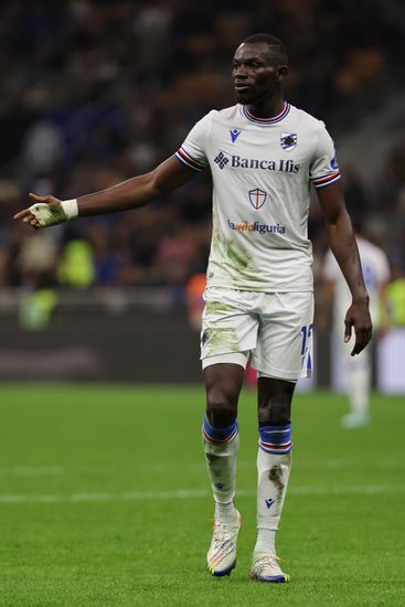 Omar Colley Uc Sampdoria Gestures During Editorial Stock Photo - Stock ...