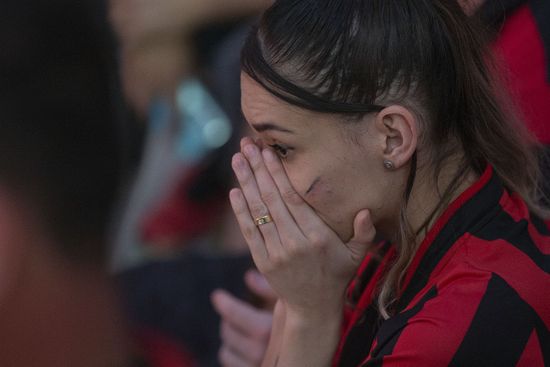 Atletico Paranaense Fans React After Losing Editorial Stock Photo ...