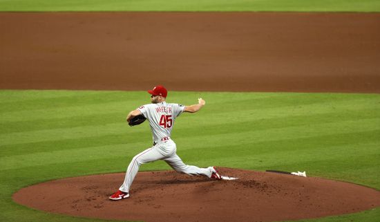 Philadelphia Phillies Pitcher Zack Wheeler Throws Editorial Stock Photo ...