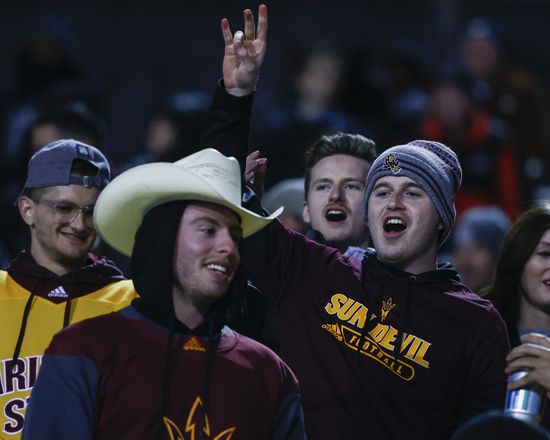 Asu Fans Celebrate Their Touchdown Second Editorial Stock Photo - Stock ...