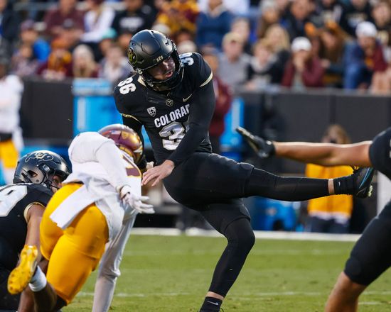 Colorado Buffaloes Place Kicker Cole Becker Editorial Stock Photo ...