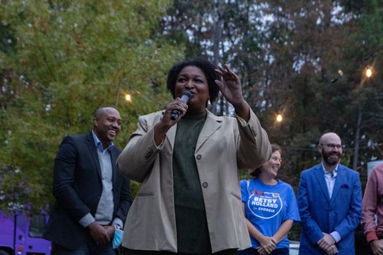 Stacey Abrams Dontaye Carter Editorial Stock Photo - Stock Image ...