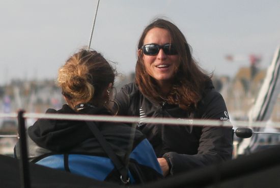 Justine Mettraux Skipper Imoca Teamwork During Editorial Stock Photo ...