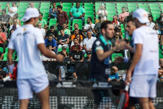 Fans Padel 28 October 2022 Newgiza Editorial Stock Photo - Stock Image ...