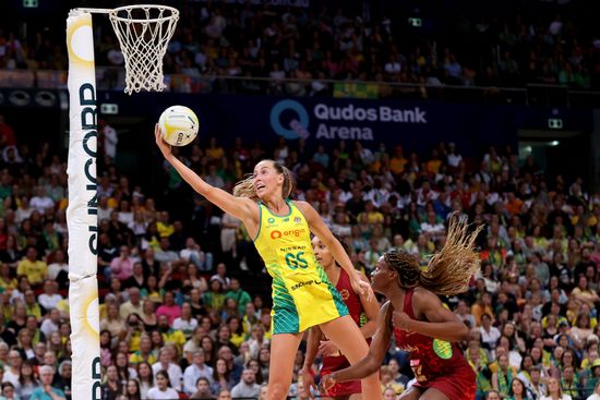 Cara Koenen Australia Diamonds Competes Funmi Editorial Stock Photo ...