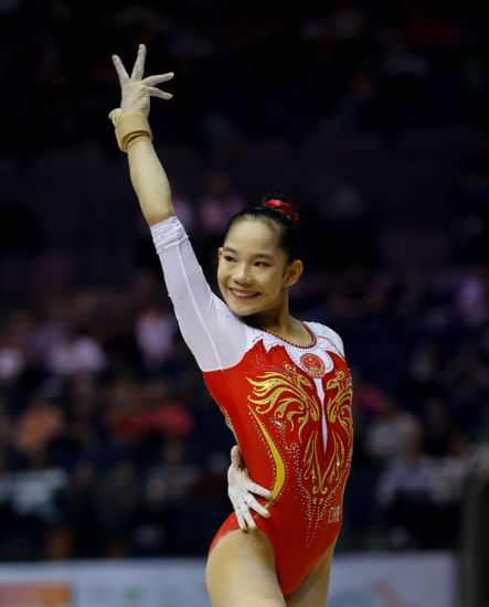 Womens Qualification Balance Beam Rui Luo Editorial Stock Photo - Stock ...