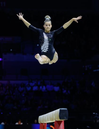 Womens Qualification Balance Beam Reece Cobb Editorial Stock Photo ...