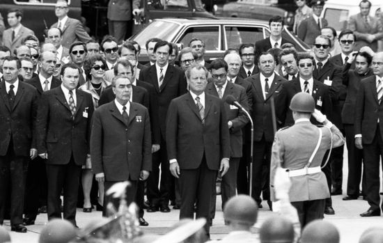 Visit Cpsu Party Leader Leonid Brezhnev Editorial Stock Photo - Stock ...
