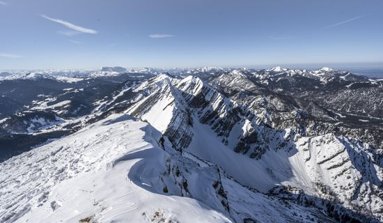 View Summit Sonntagshorn Winter Ski Tour Editorial Stock Photo - Stock ...