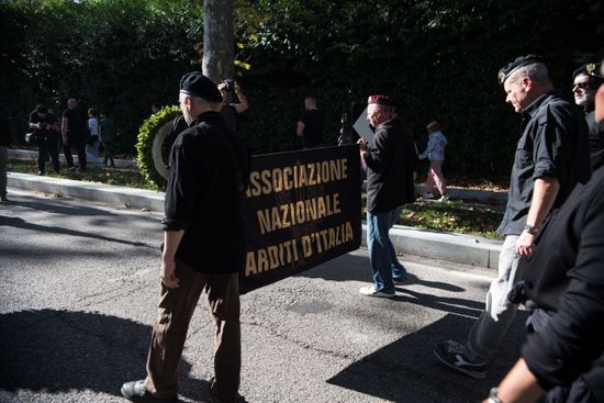Fascist Rally Streets Predappio Province Forli Editorial Stock Photo ...