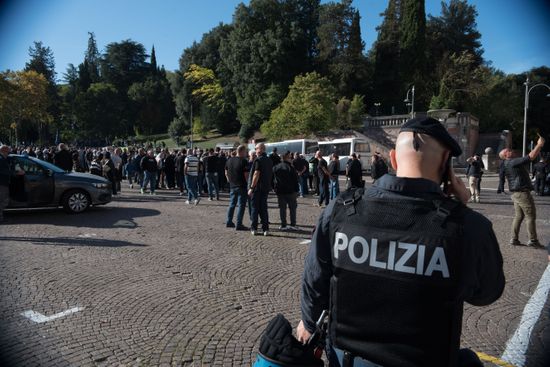 Fascist Rally Streets Predappio Province Forli Editorial Stock Photo ...