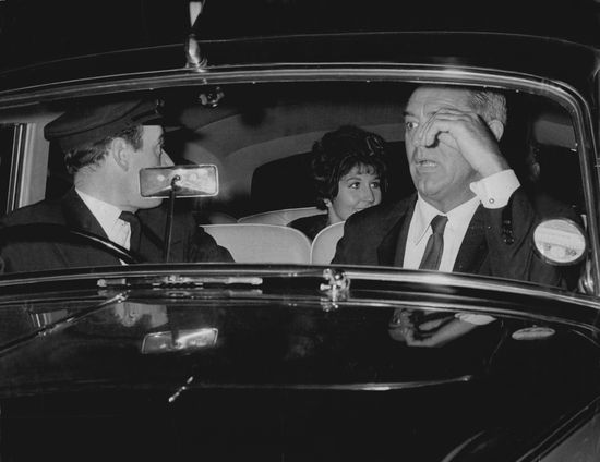 Actor Cary Grant Singer Alma Cogan Editorial Stock Photo - Stock Image ...