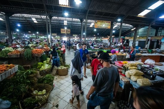 Residents Activities Bandarjo Market Traditional Market Editorial Stock ...