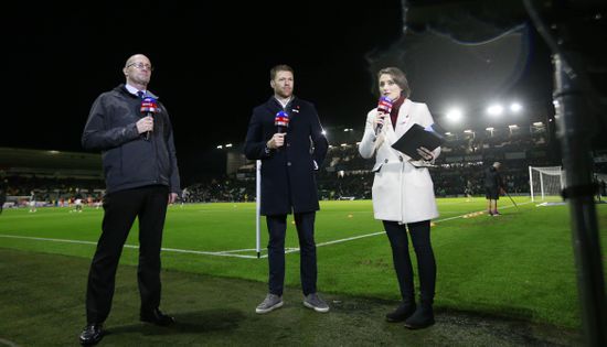 Sky Presenter Jamie Mackie Chris Arrington Editorial Stock Photo ...