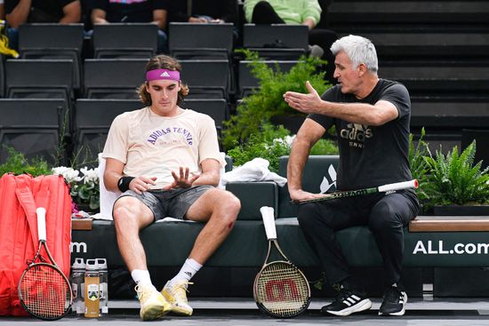 Apostolos Tsitsipas Father Coach Stefanos Tsitsipas Editorial Stock ...