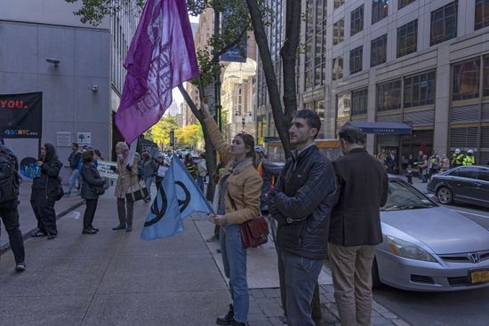 Climate Activist Waves Extinction Rebellion Flags Editorial Stock Photo ...