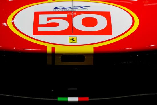 Ferrari Logo On Ferrari 499p Hypercar Editorial Stock Photo - Stock ...