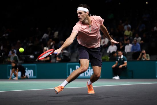 Taylor Fritz During His Match Against Editorial Stock Photo - Stock ...