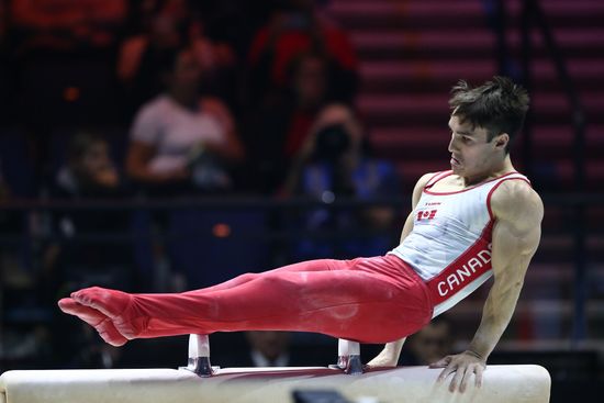 Samuel Zakutney Canada Performs On Pommel Editorial Stock Photo - Stock ...