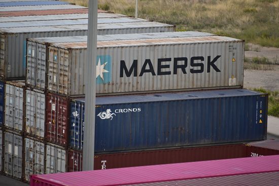 Containerized Goods On Docks Port Valencia Editorial Stock Photo ...