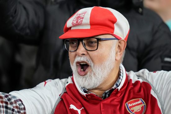Happy Arsenal Fan Editorial Stock Photo - Stock Image | Shutterstock
