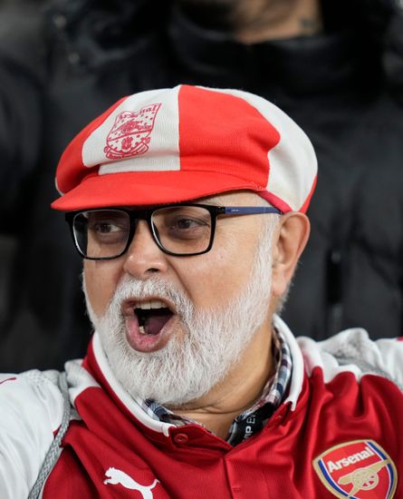 Happy Arsenal Fan Editorial Stock Photo - Stock Image | Shutterstock
