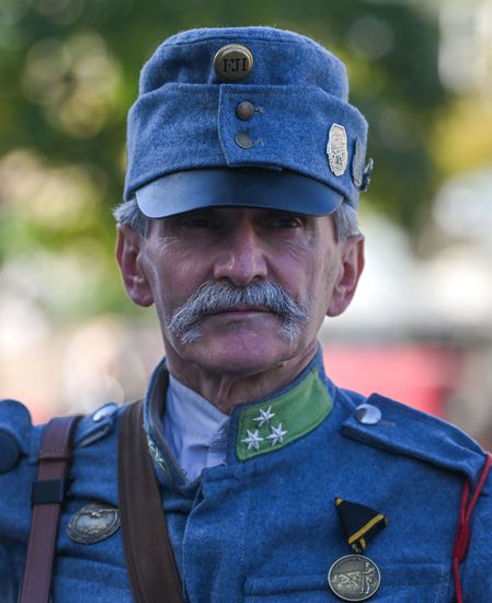 Participant Wearing Polish Legion 191418 Uniform Editorial Stock Photo ...