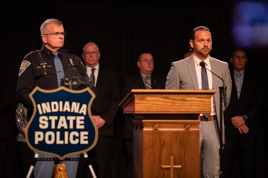 Indiana State Police Superintendent Doug Carter Editorial Stock Photo ...