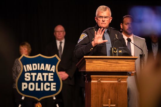 Indiana State Police Superintendent Doug Carter Editorial Stock Photo ...