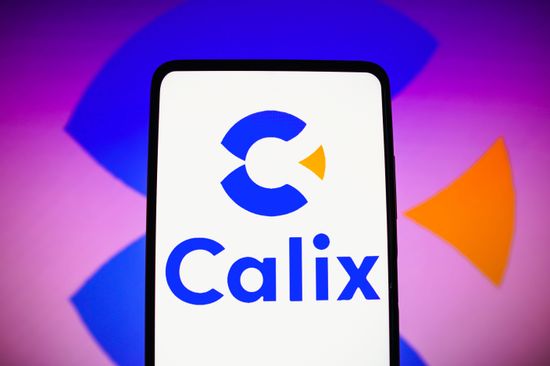 This Photo Illustration Calix Logo Displayed Editorial Stock Photo ...