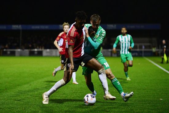 Rohan Ince Woking Shields Ball Jamie Editorial Stock Photo - Stock ...