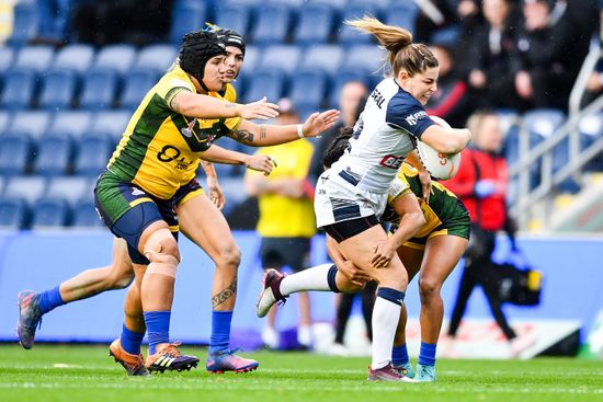 Emily Rudge C England Tackled By Editorial Stock Photo - Stock Image ...
