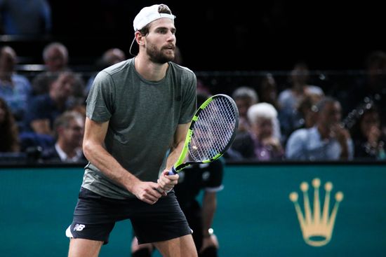 Maxime Cressy During His Match Against Editorial Stock Photo - Stock ...