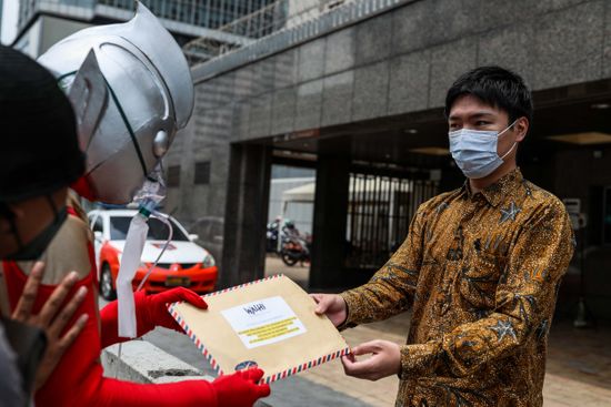 Activist Costume Depicting Japanese Superhero Ultraman Editorial Stock ...