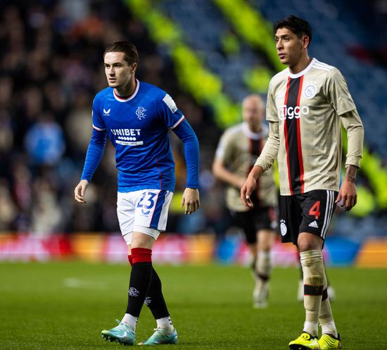 Scott Wright Rangers Edson Alvarez Ajax Editorial Stock Photo - Stock ...