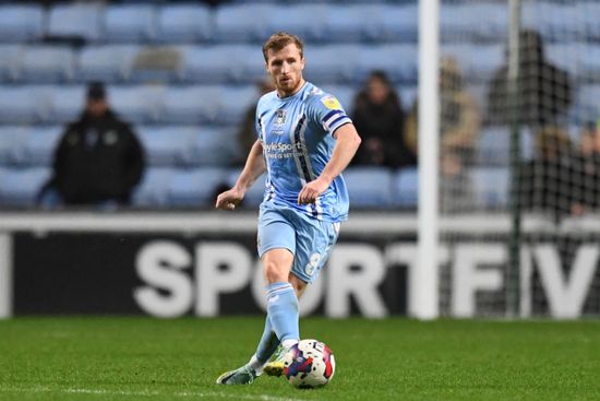 Coventry City Midfielder Jamie Allen 8 Editorial Stock Photo - Stock ...